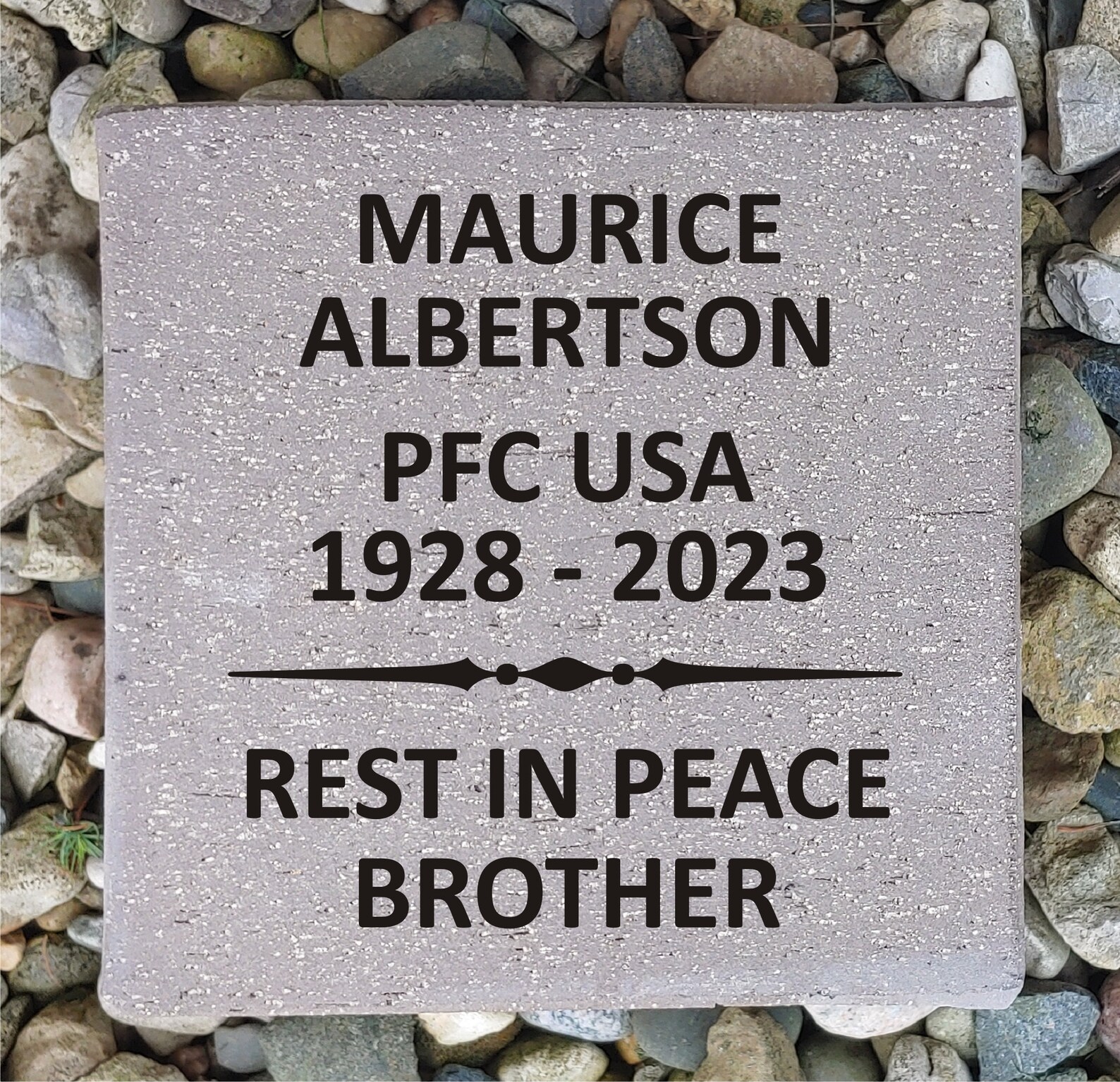 Brick Memorial 8x8 REAL CLAY PAVER Personalized Fundraising Bricks ...