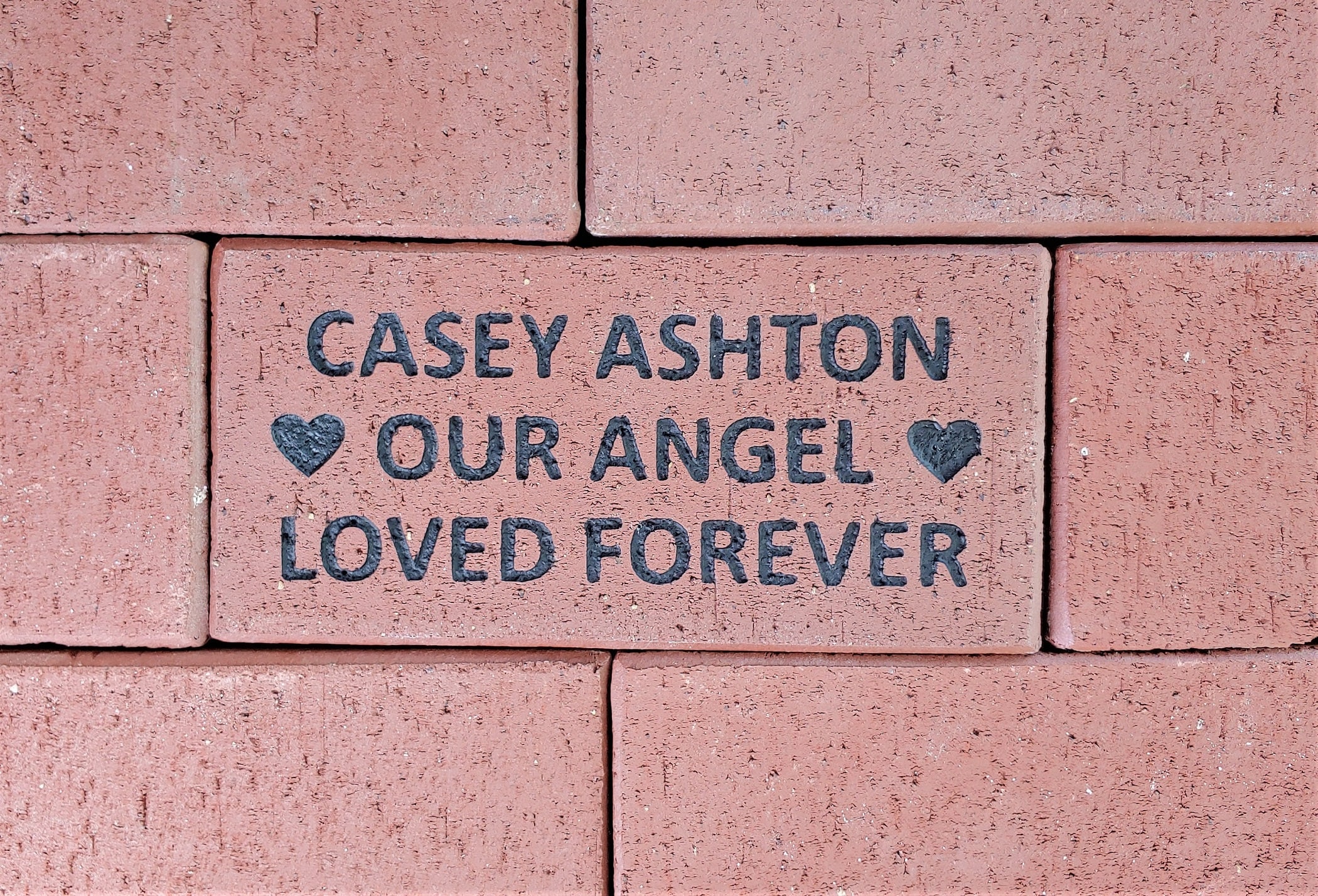Brick Memorial 4x8 REAL CLAY PAVER Personalized Fundraising | Etsy