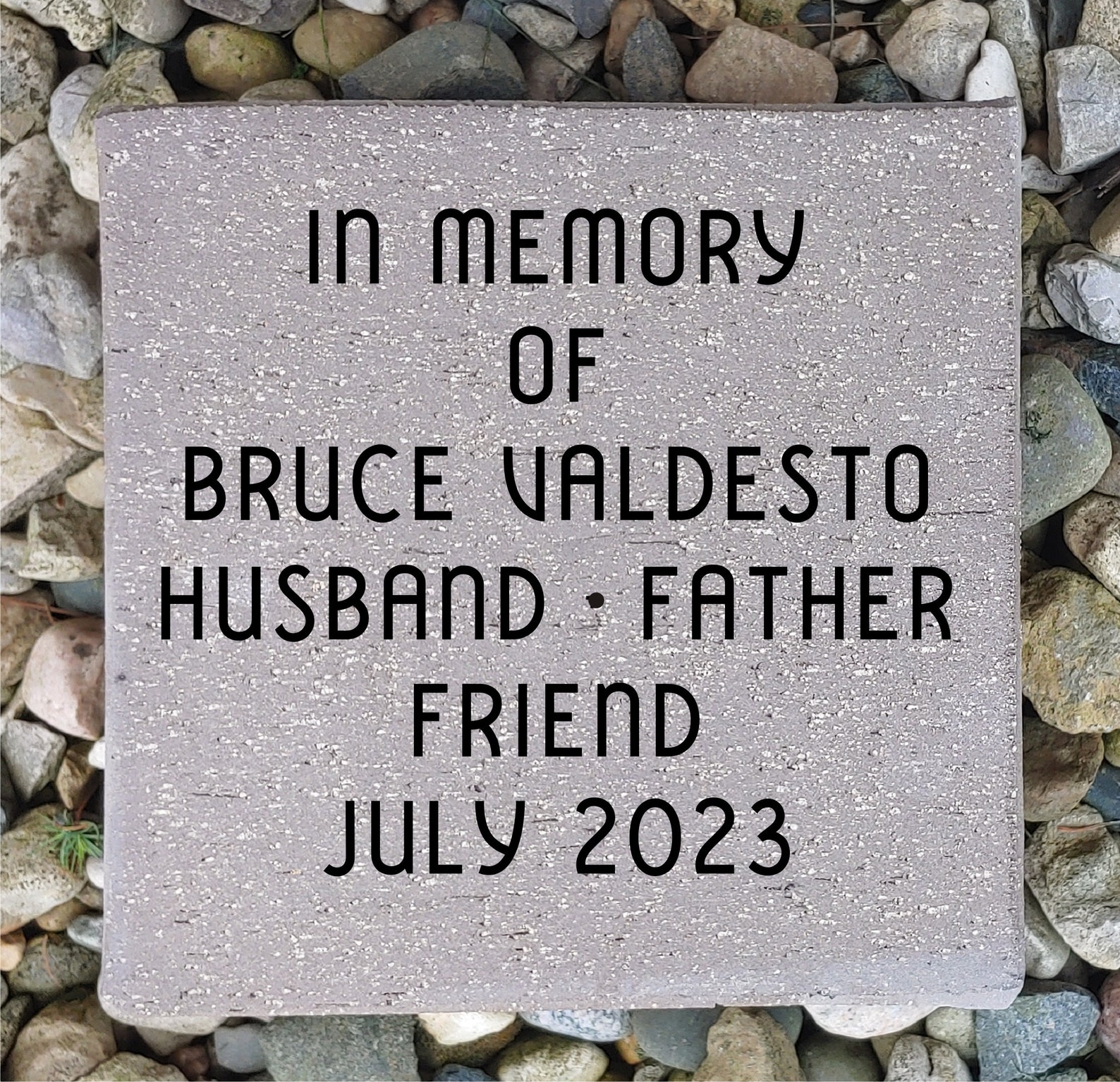 Brick Memorial 8x8 REAL CLAY PAVER Personalized Fundraising Bricks ...