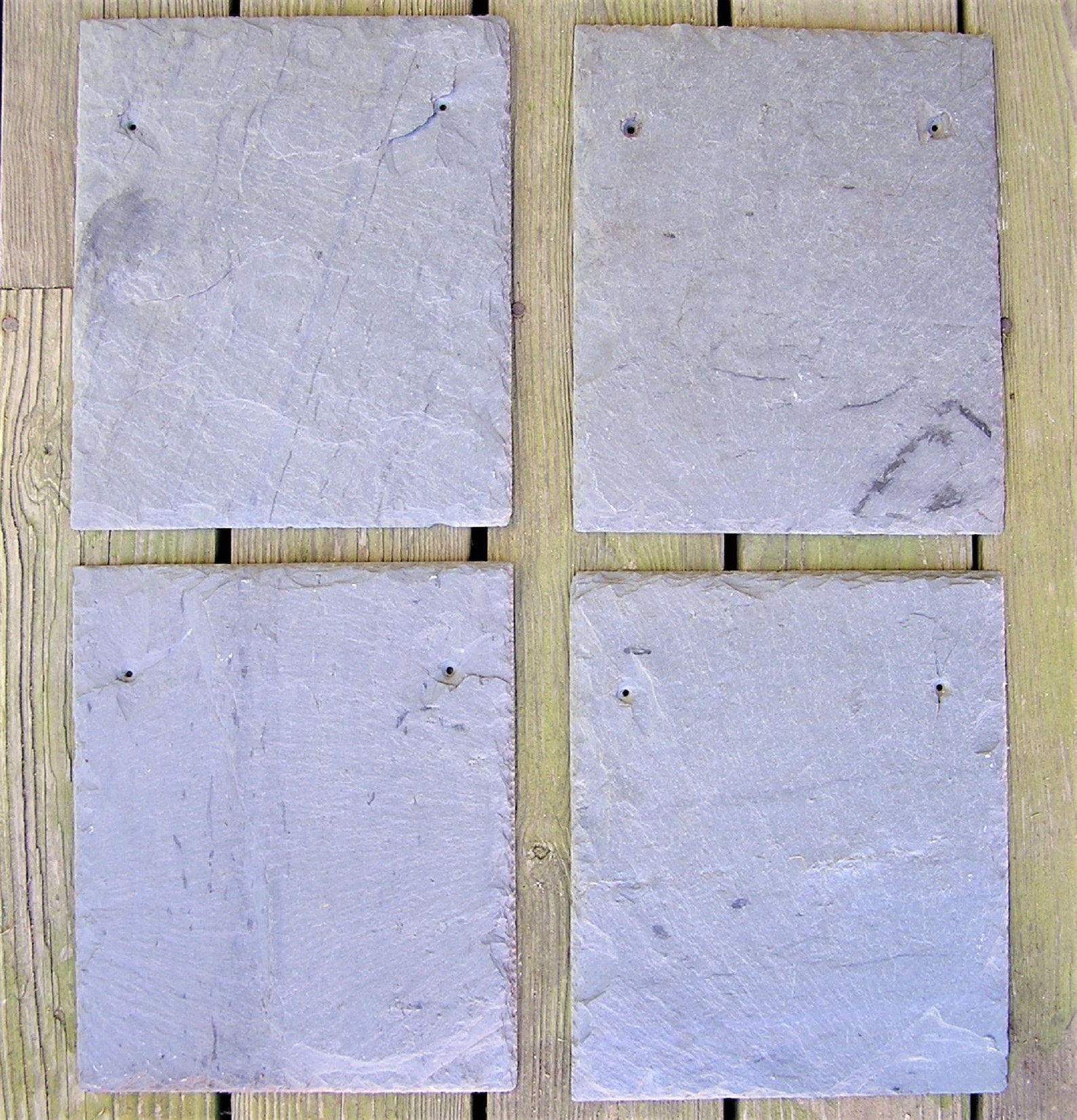 Four Pack Lot Package of 4 Slate Tiles / Shingles for - Etsy
