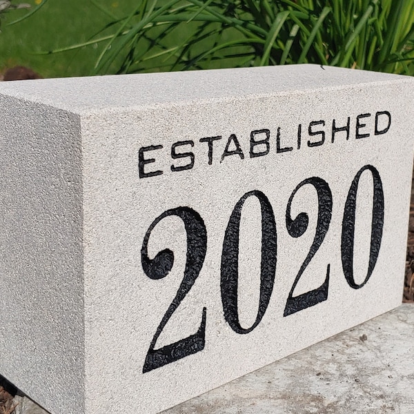 Landscape Rock Engraved - Etsy