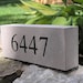 REAL Indiana Limestone Address Stone Block to Install With Brick or ...
