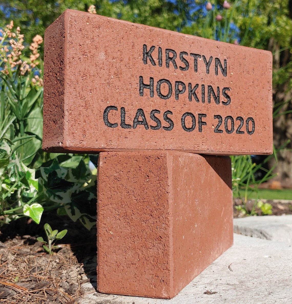 Graduation Class of 2022 Carved REAL CLAY BRICKS / - Etsy