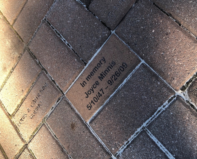 SPECIAL AGGREGATE Holland PAVERS Memorial Personalized - Etsy