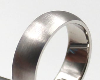 Satin Finish Ring - Etsy