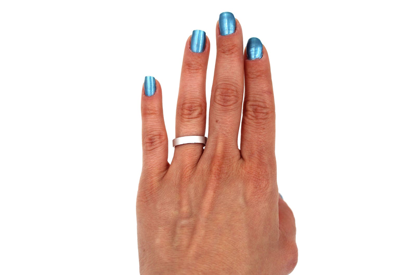 4mm Matte Ring Sterling Silver Matte Finish Satin Finish - Etsy
