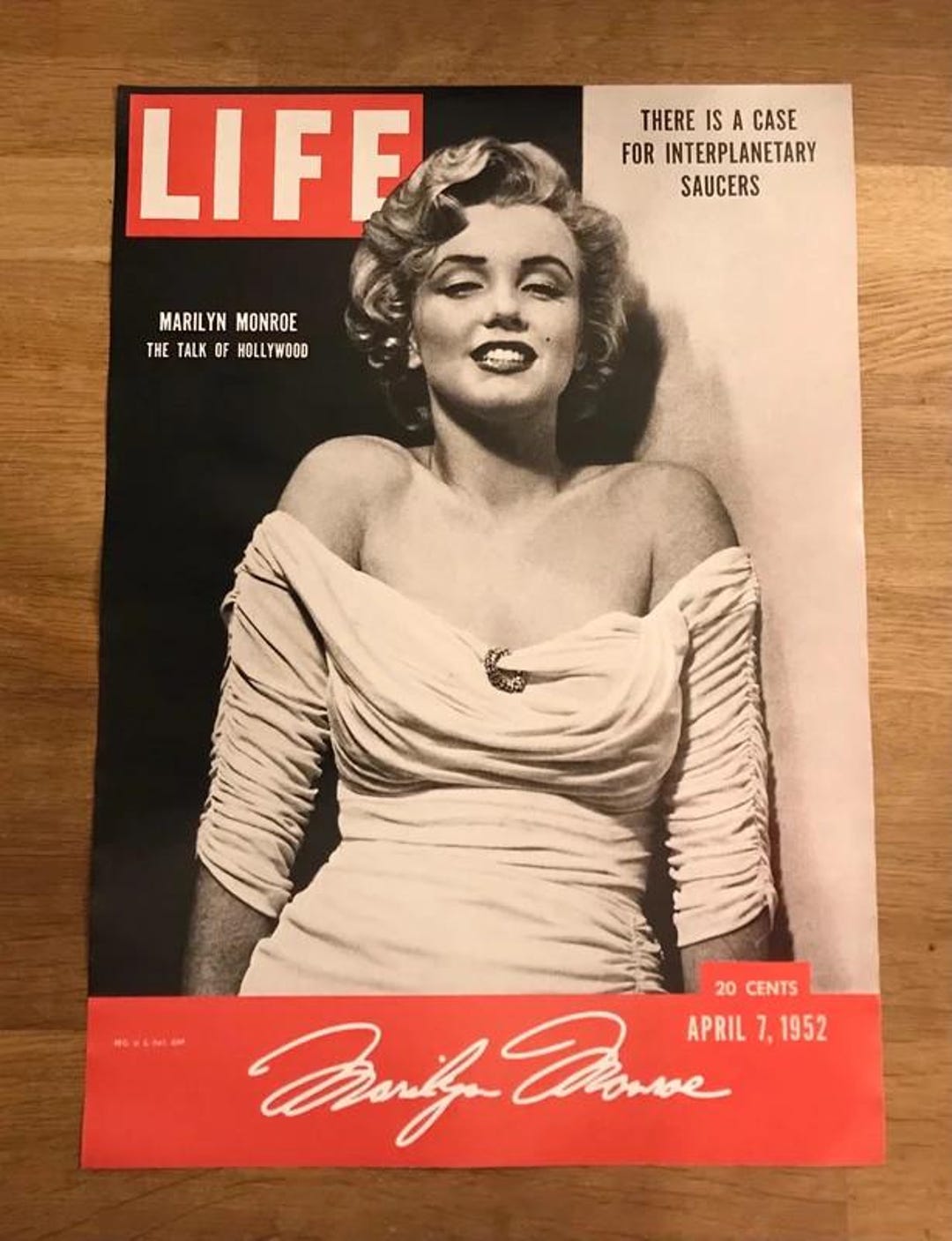 Marilyn Monroe Poster A3 - Etsy