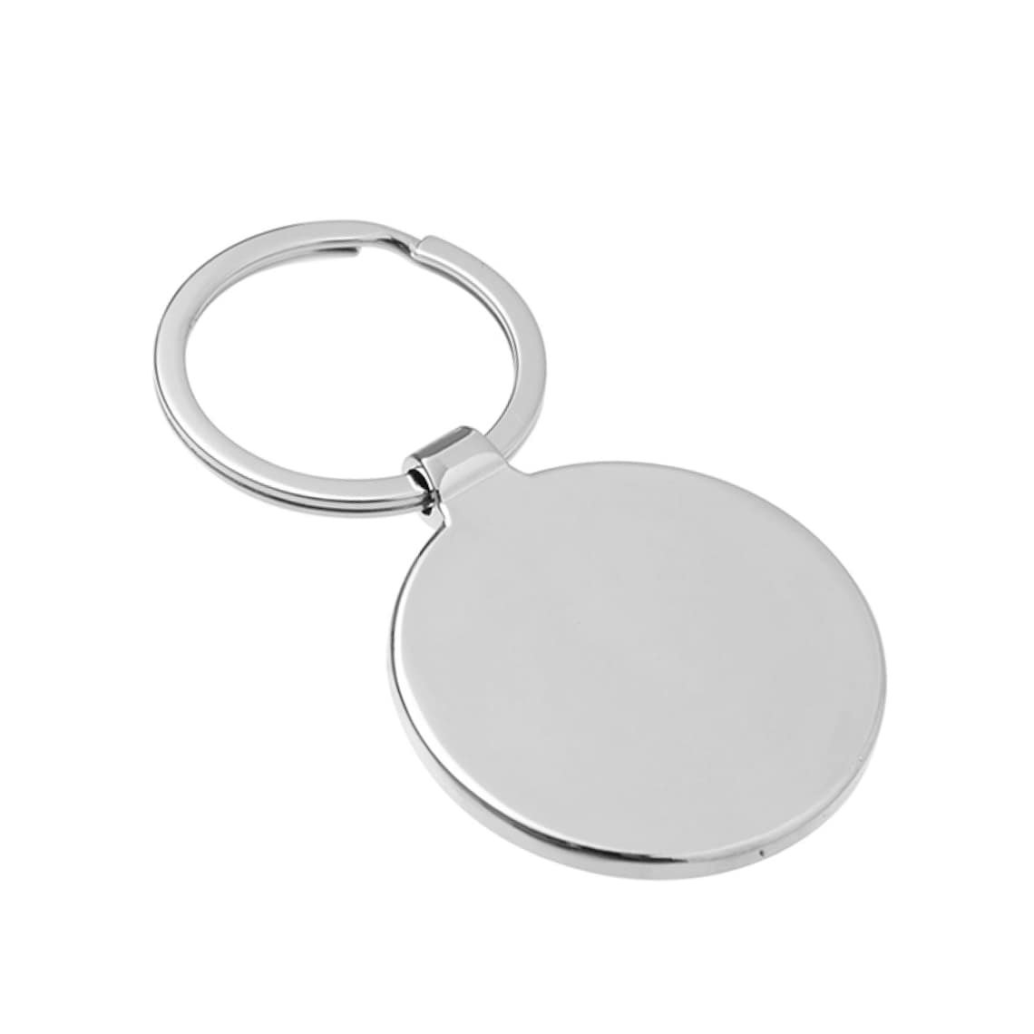 Set Of 5 Metal Round Keychains Sublimation Blanks Etsy