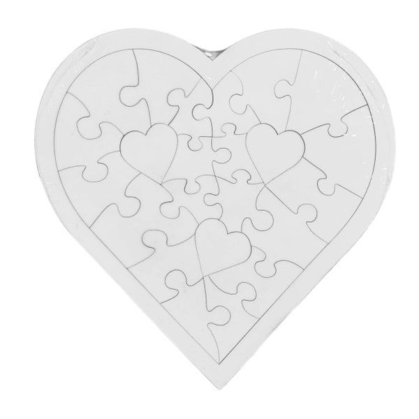 Heart Shaped Puzzle - Etsy