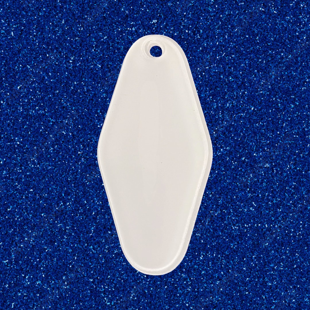 Hotel Keychain Acrylic Sublimation Blanks Vintage Motel - Etsy