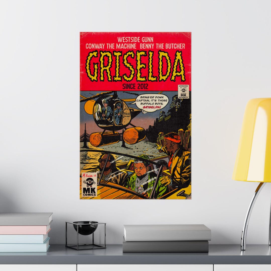 Griselda- Comic Book Art - Vertical Matte Poster - Etsy