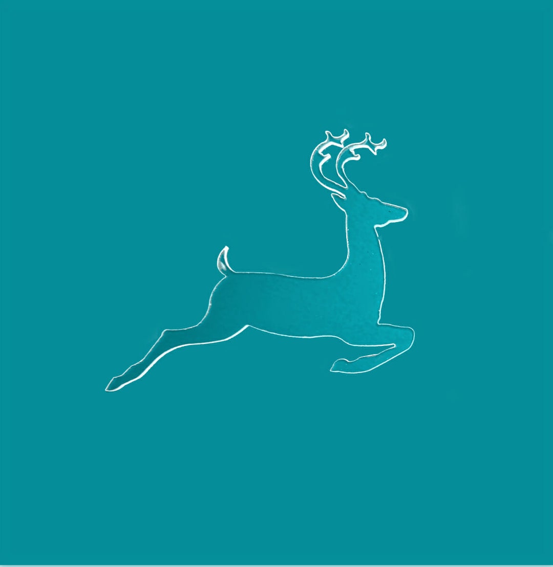 Float Glass Reindeer Blank - Etsy