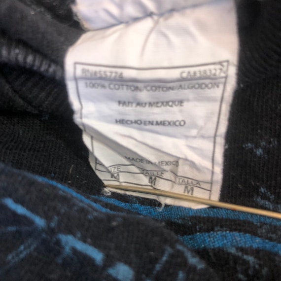 Vintage 1990s Wolf Pack Arctic Runes Mens Medium Blac… - Gem