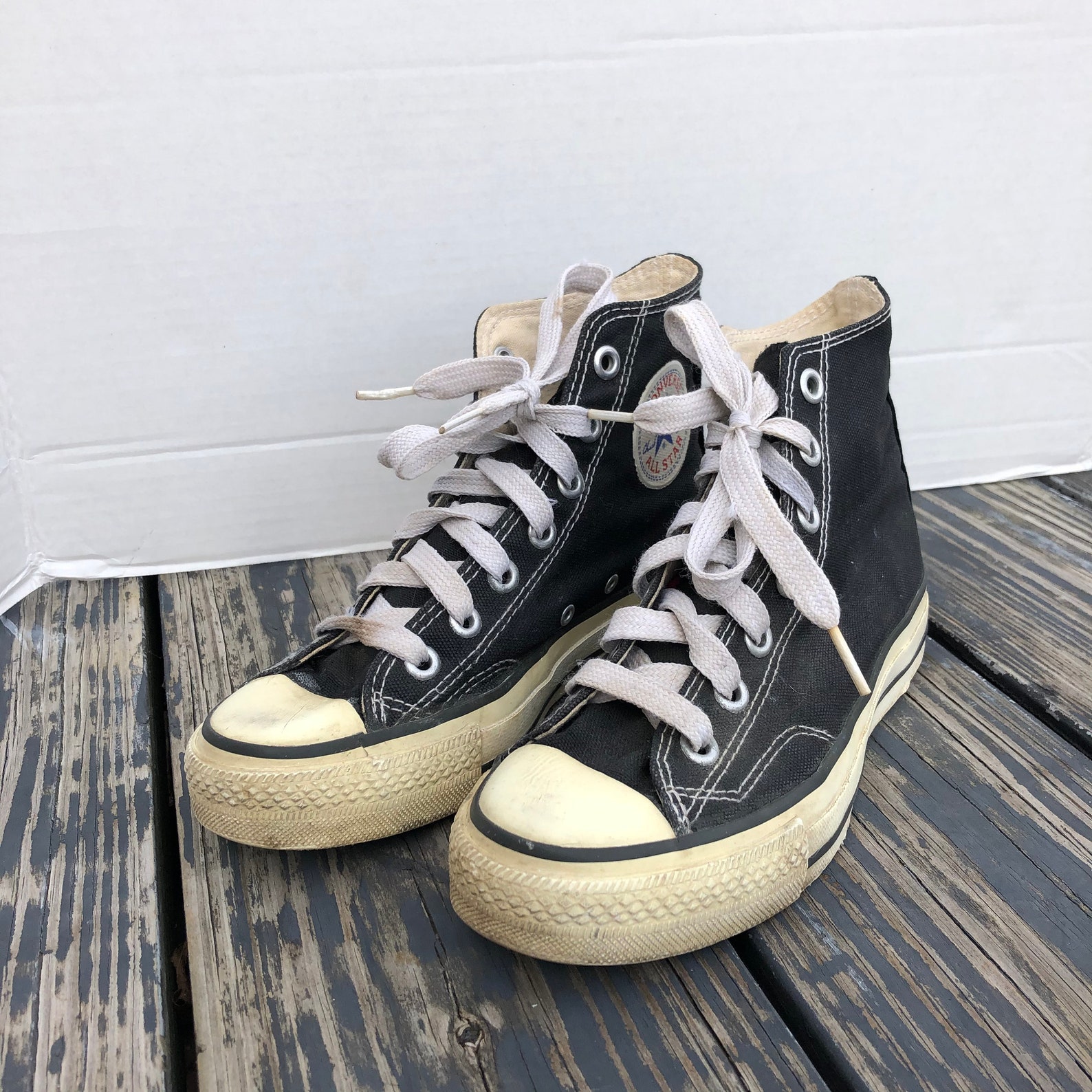 Vintage 80s RARE Made in Korea Converse Chuck Taylor All Stars Hi Top ...