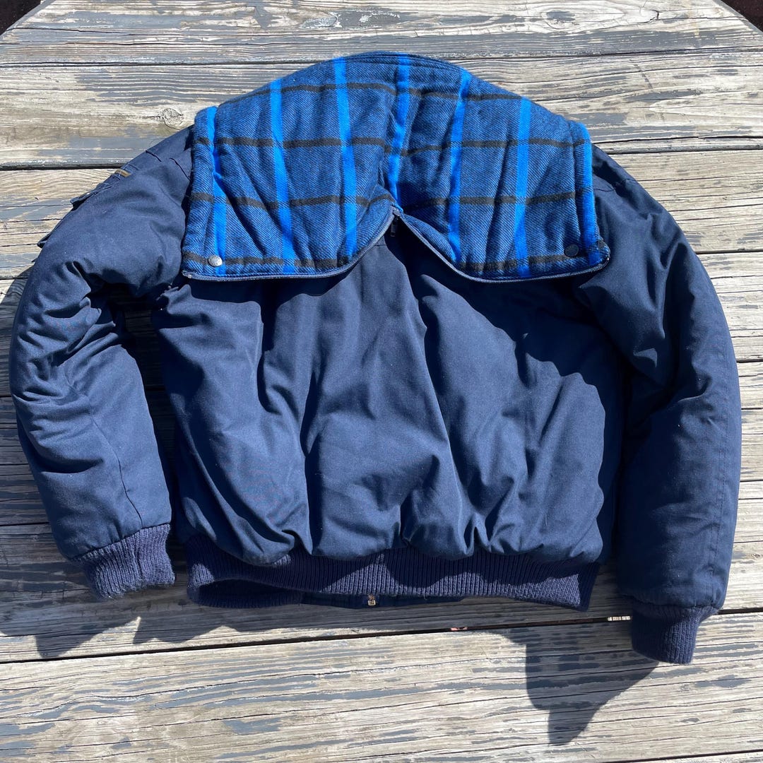 Home Alone Kevin Mcallister Jacket 80s 90s Blue Plaid Hood Winter ...