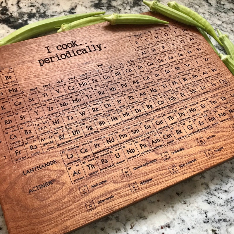 Cutting Board Periodic - Etsy Canada