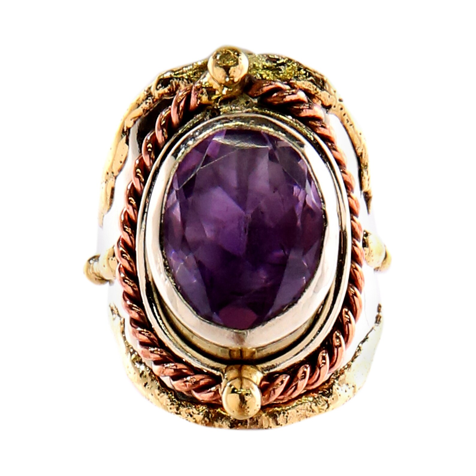 Buy INCA RING Intricately Handcrafted, ADJUSTABLE Ring Made With Brass ...