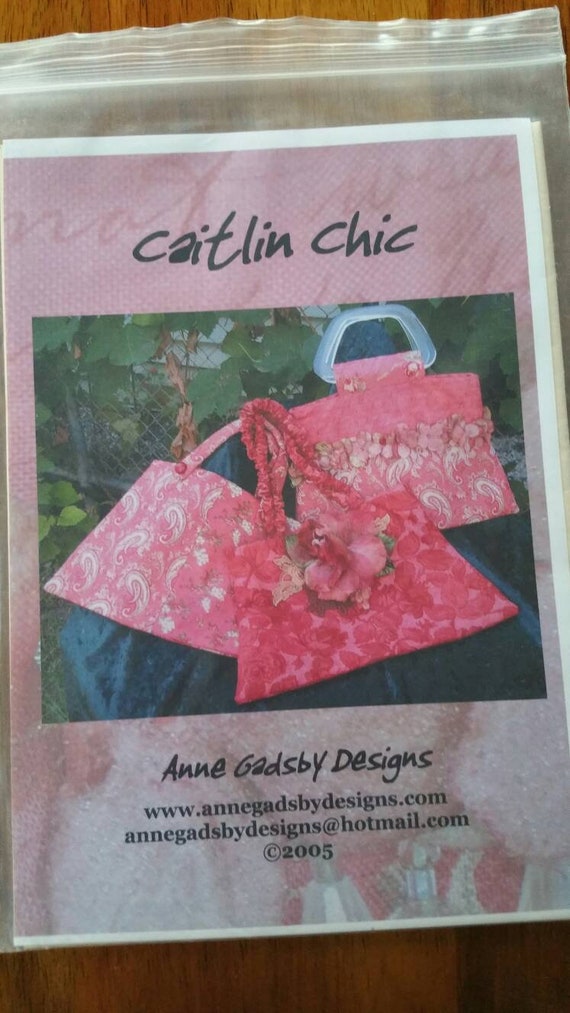 Anne Gadsby Designs Caitlin Chic Bag Pattern | Etsy