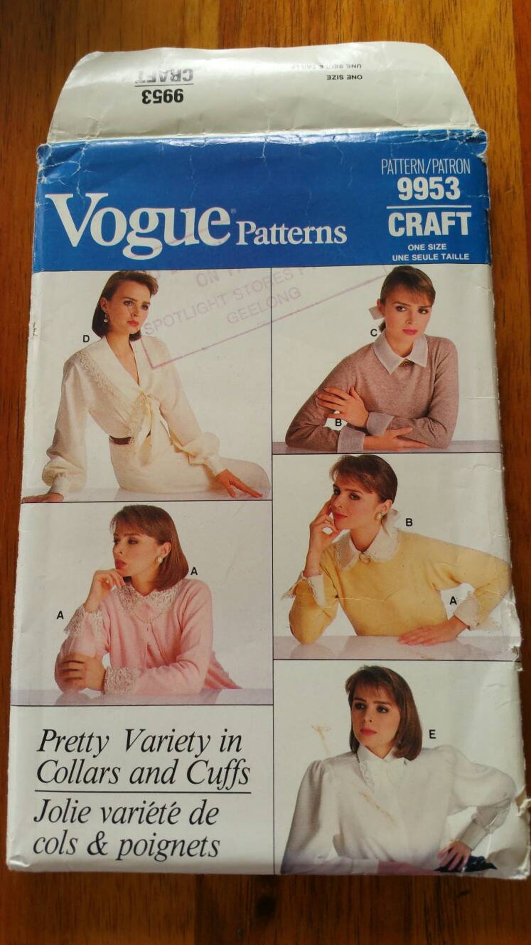 Vogue Craft - #9953 - Pretty Variety in Collars and Cuffs - Uncut - Etsy