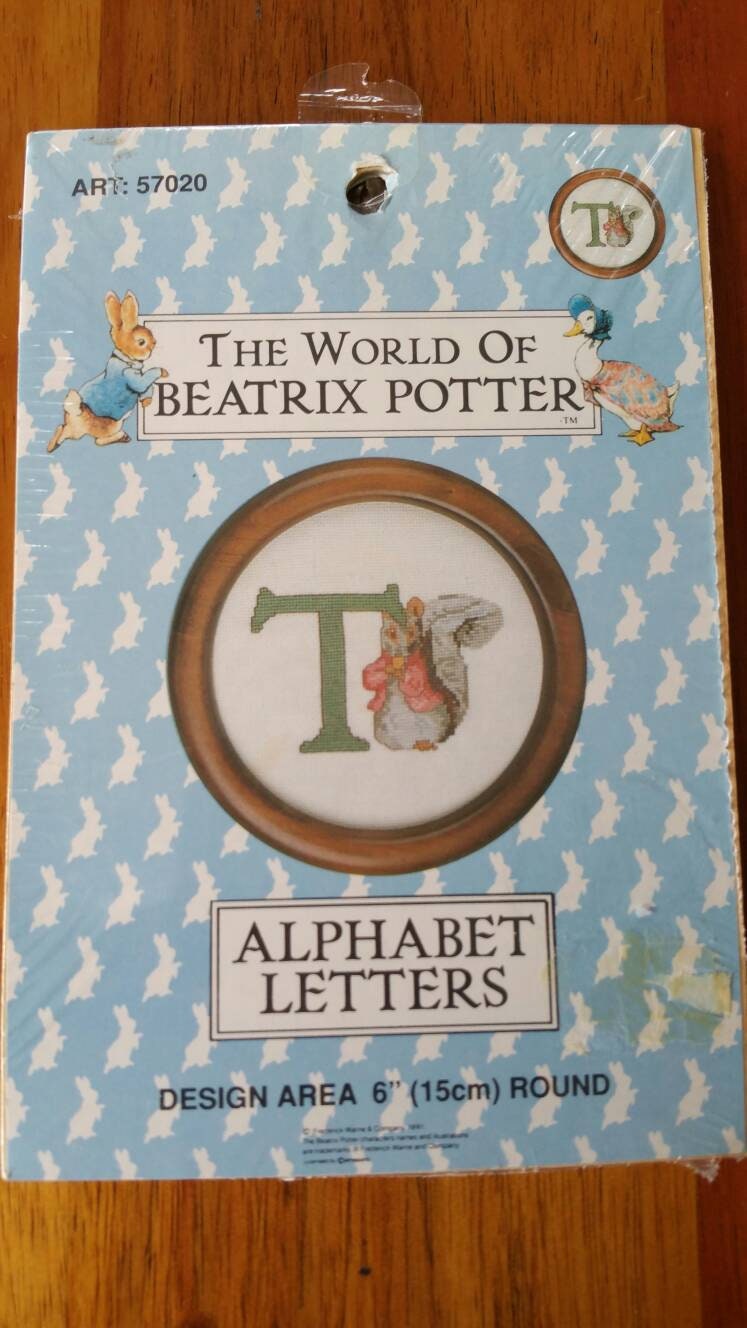 Beatrix Potter Alphabet Letters Beatrix Potter Alphabet ABC Cross