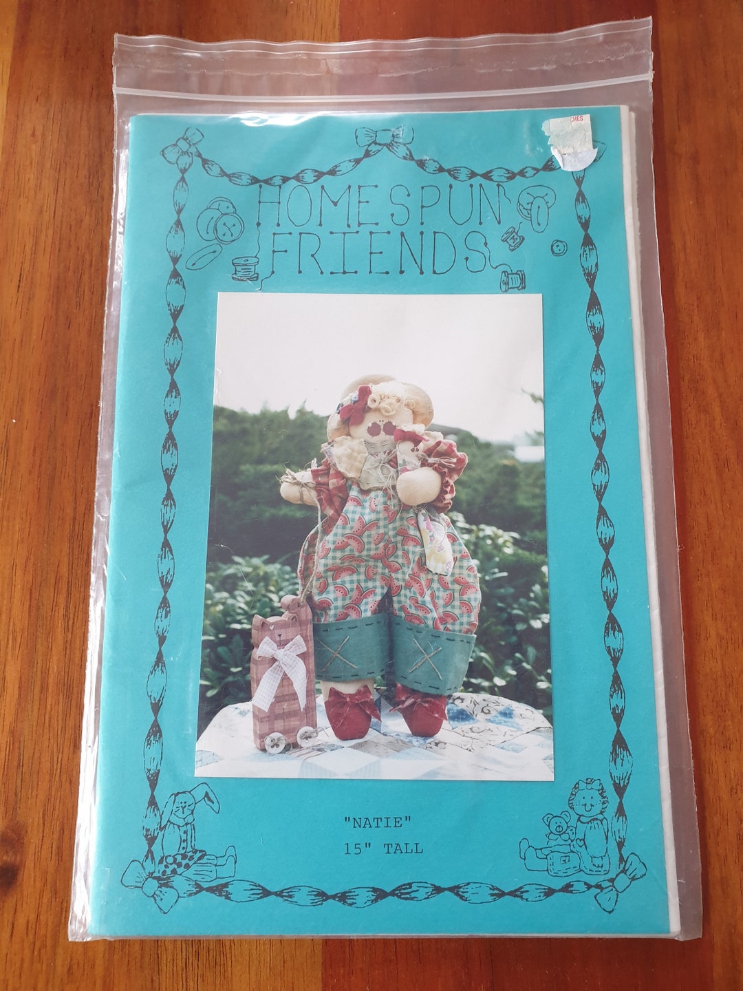 Homespun Friends - Design by Debbie Fritz - Natie - Doll Patterns - Etsy