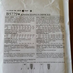 Butterick B5779 Misses' Lined Wedding Dresses Size 4, 6, 8, 10, 12 ...