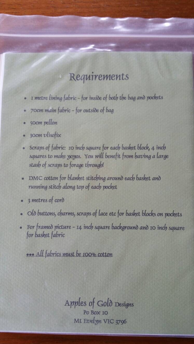 Basket Bag Pattern Design by Jennifer Knol & Yolanda Tomlins Apples of ...