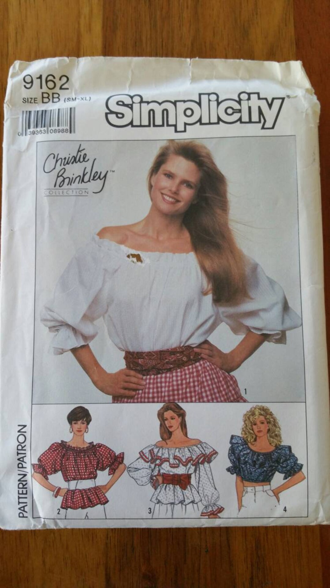 Simplicity - Christie Brinkley Collection - #9162 - Misses Blouse ...