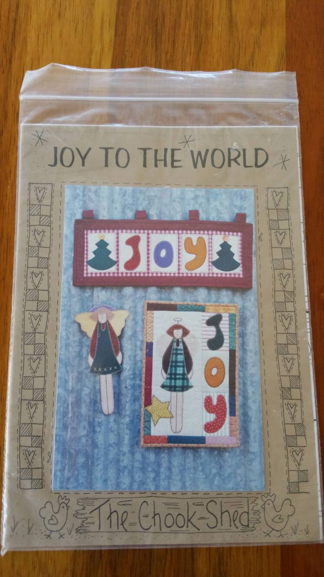 The Chook Shed Joy to the World Wallhanging and Christmas Angel Pattern ...