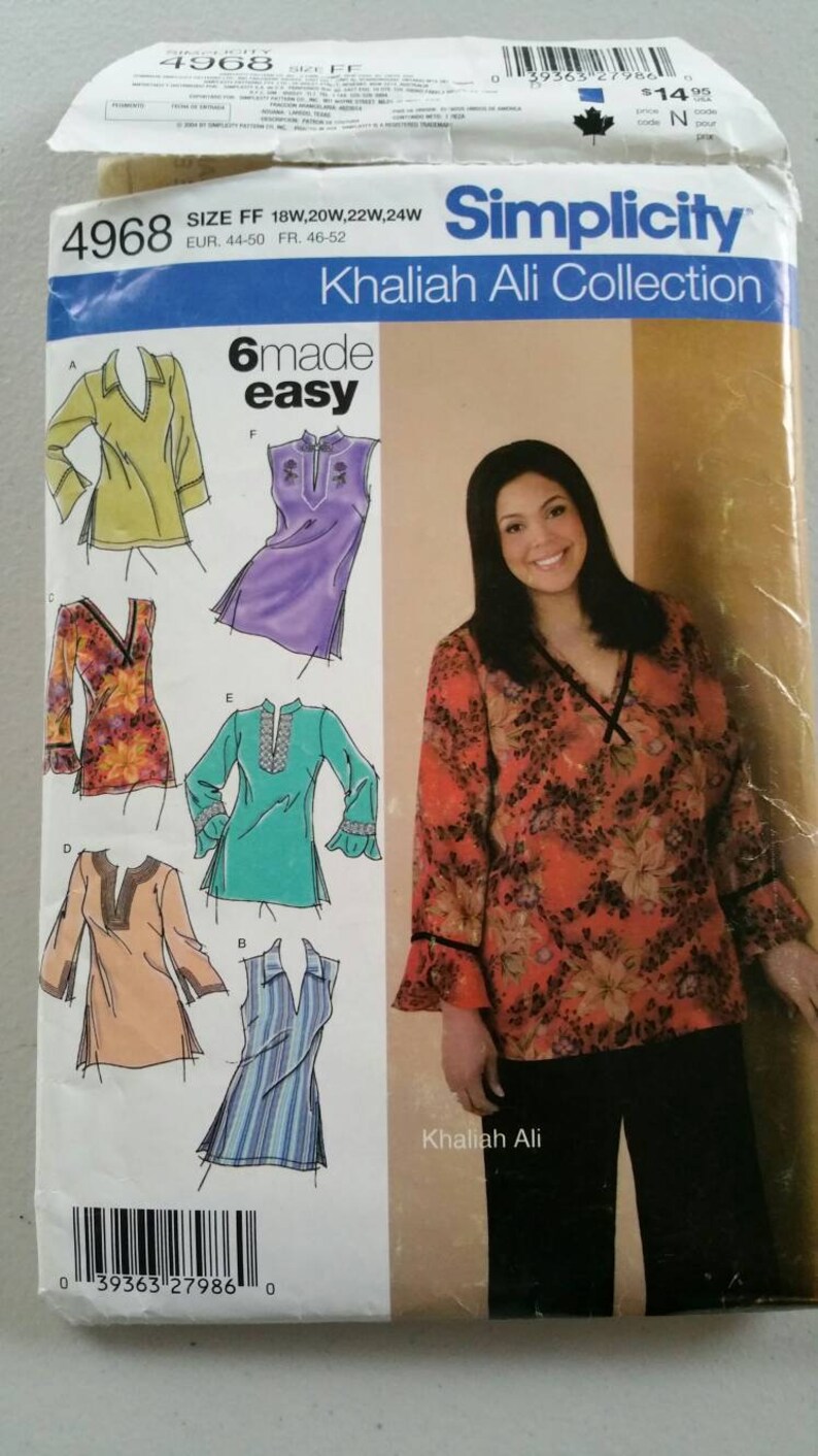 Simplicity Khaliah Ali Collection 4968 Misses' - Etsy