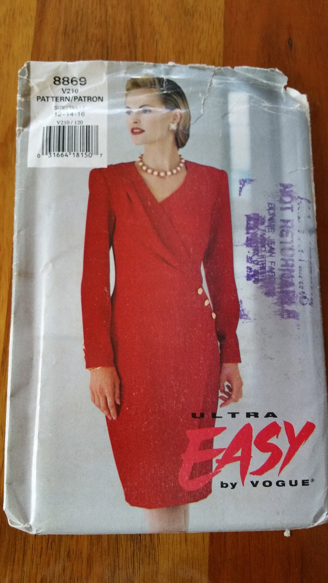 Vogue - Ultra Easy - #8869 - Misses' Dress - Size 12, 14, 16 - Uncut - Etsy