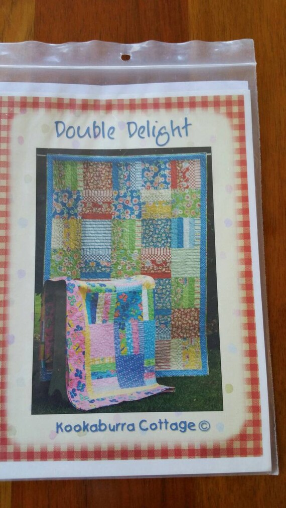 Kookaburra Cottage Double Delight Quilt Pattern | Etsy