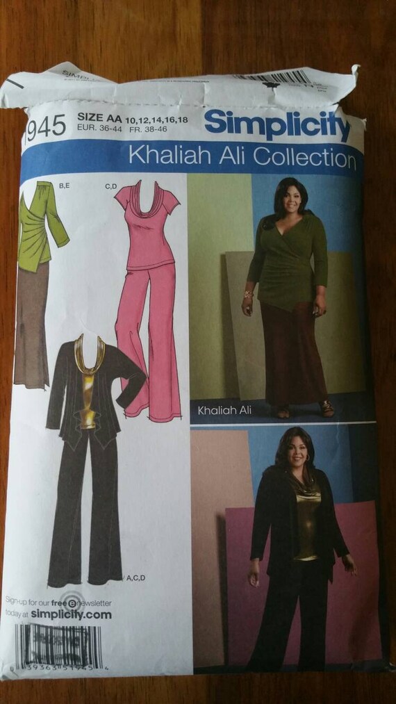Simplicity Khaliah Ali Collection 1945 Misses' | Etsy