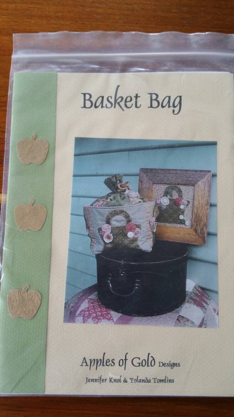 Basket Bag Pattern Design by Jennifer Knol & Yolanda Tomlins Apples of ...