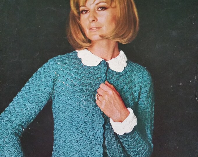 Twilleys C52 Barbara Warner Couture Design Crochet Suit Bust Size 32 ...