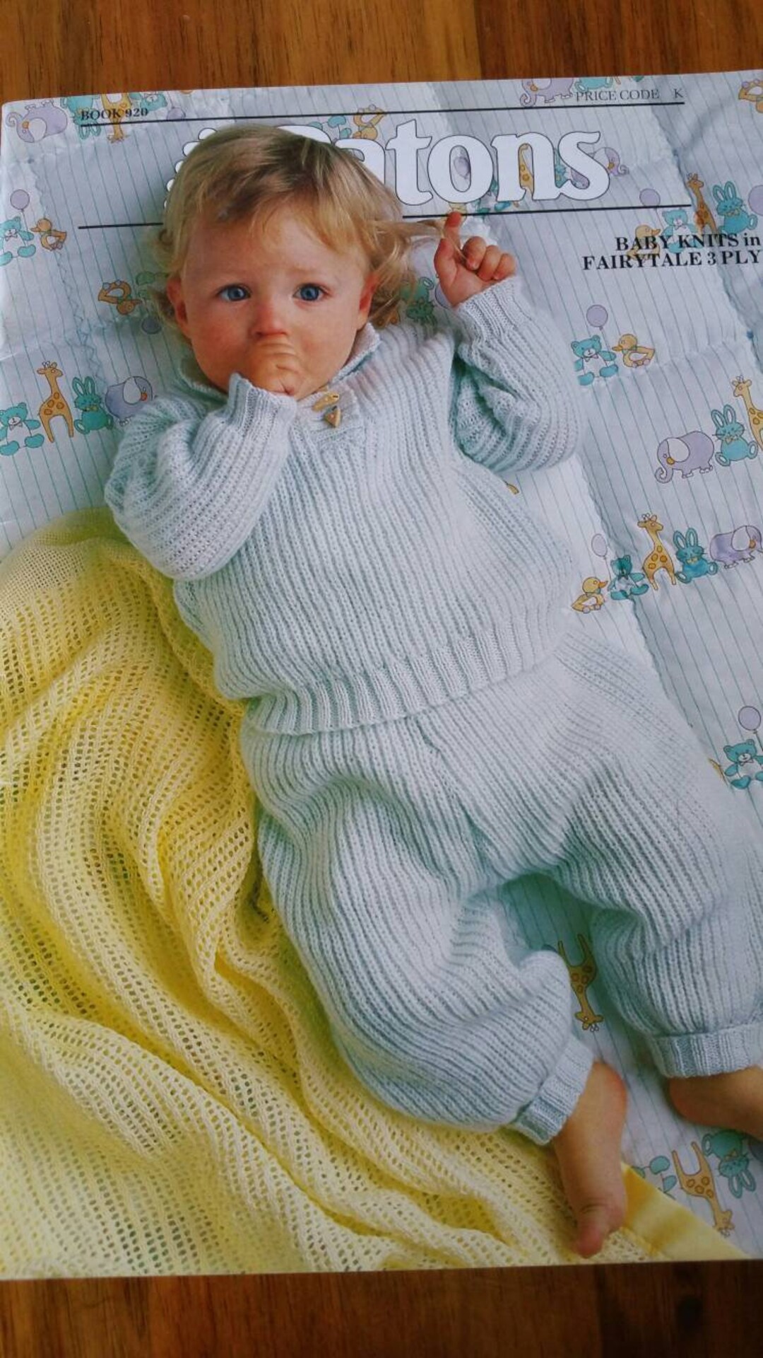 Patons 920 Baby Knits in 3 Ply Knitting Pattern Booklet - Etsy