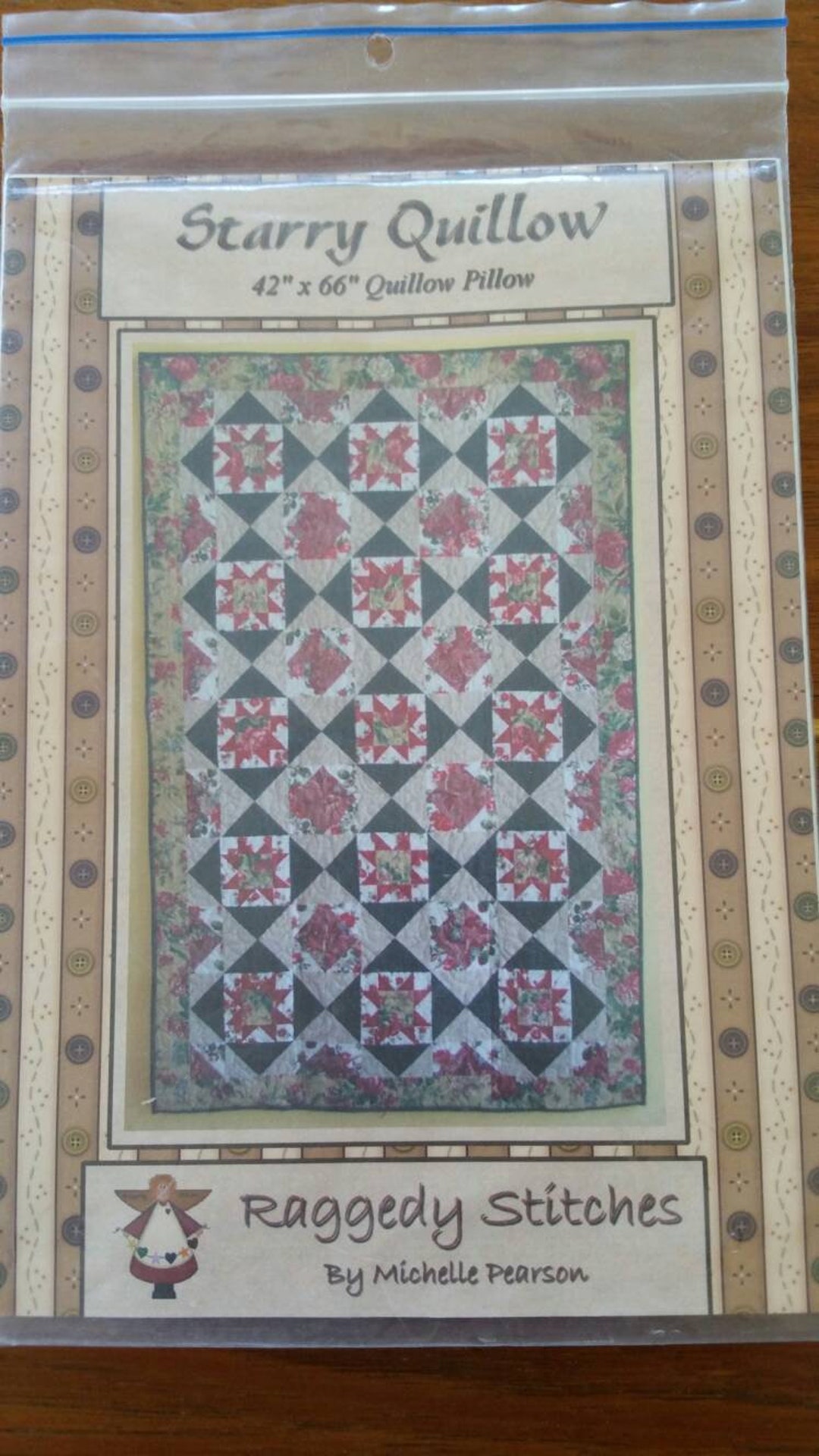 Raggedy Stitches - Design by Michelle Pearson - Starry Quillow ...