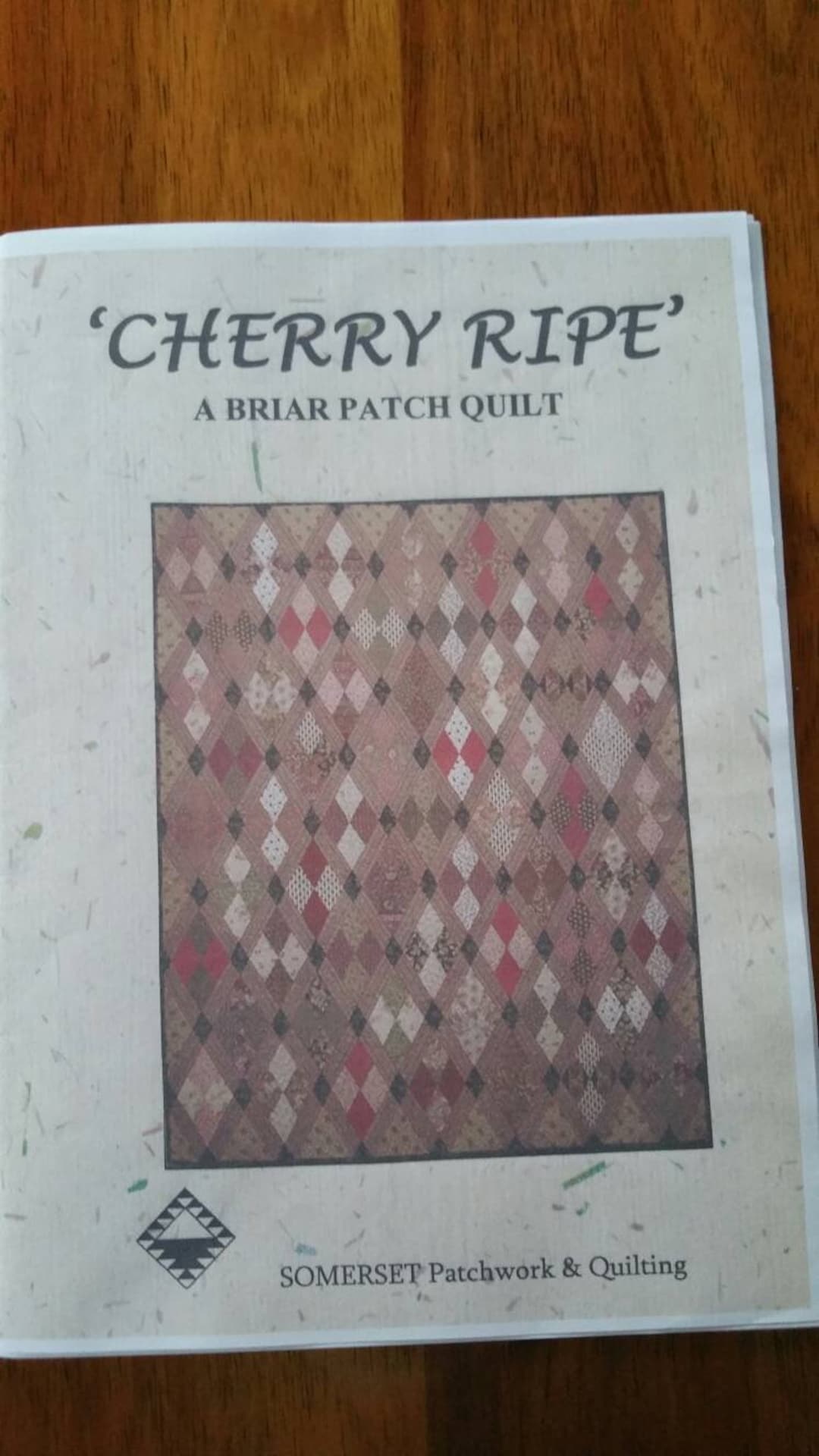 Somerset Designs Design by Karen Styles Briar Patch Cherry Ripe Quilt ...