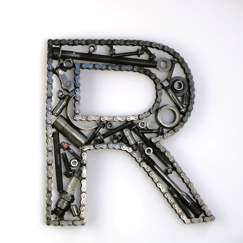 Metal Letter R - Etsy