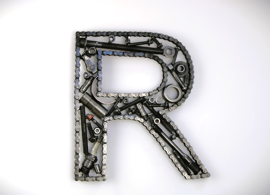 Car Part Letter R: Handmade Steampunk Desk Decor - Etsy