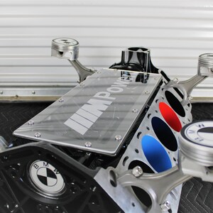 BMW M Series V10 Engine Block Coffee Table BMW M-power Color Scheme ...