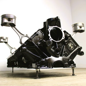 BMW M Series V10 Engine Block Coffee Table BMW M-power Color Scheme ...