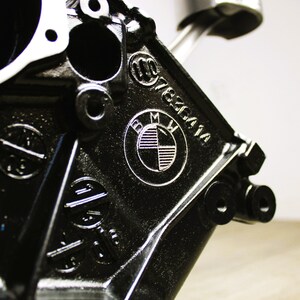 BMW M Series V10 Engine Block Coffee Table BMW M-power Color Scheme ...