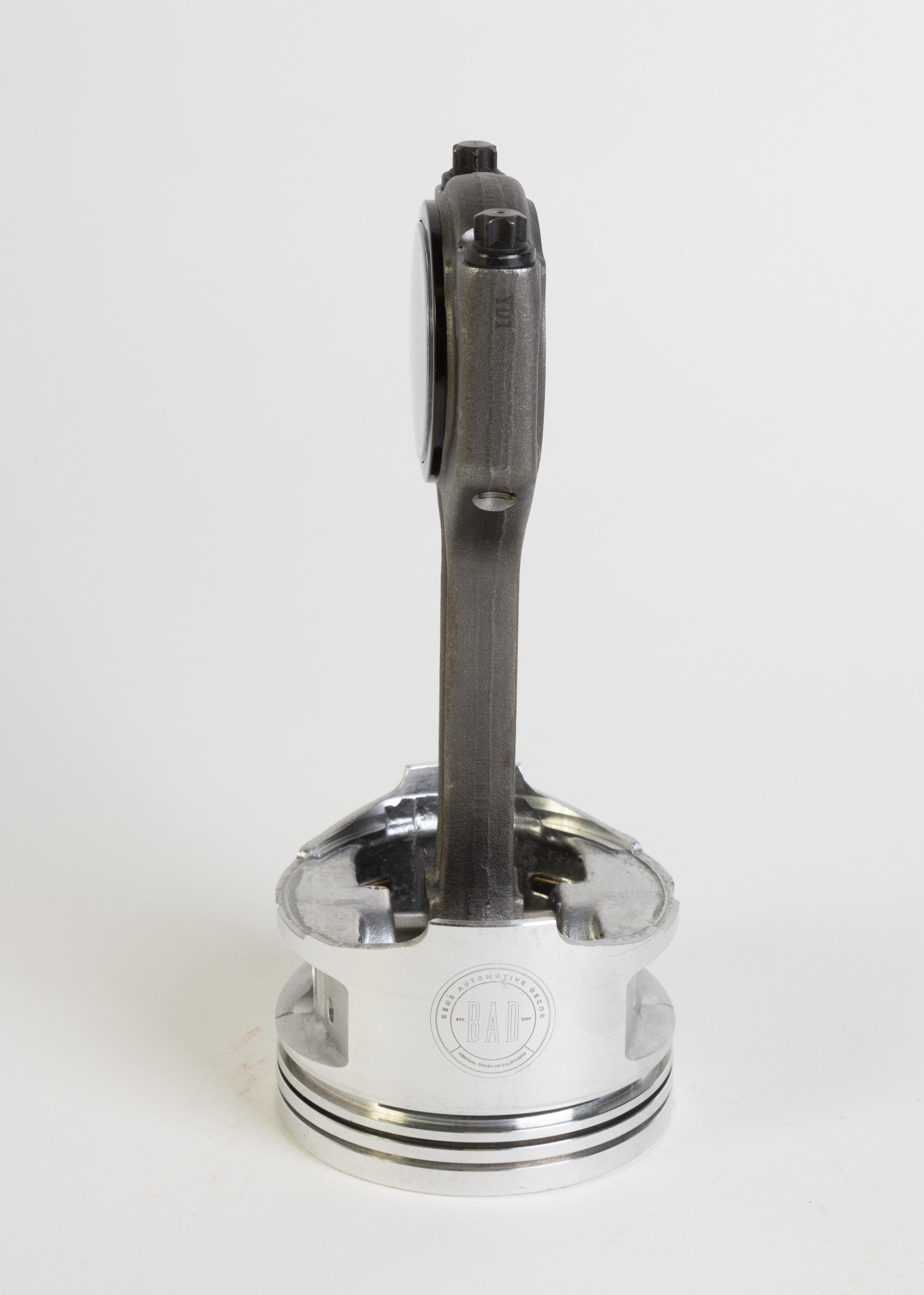 Engine Piston Clock - White RPM Gauge Face, Gift for Car Guy - Etsy