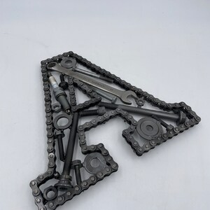 Car Parts Initials - Letter Wall Art, Automotive Decor, Custom Metal ...