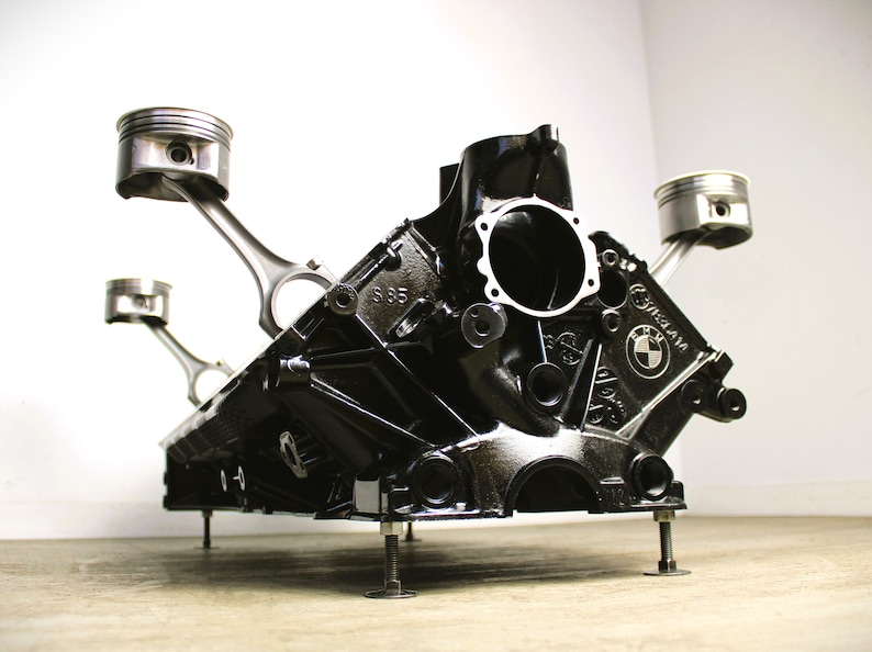 BMW M Series V10 Engine Block Coffee Table - Handmade Man Cave ...