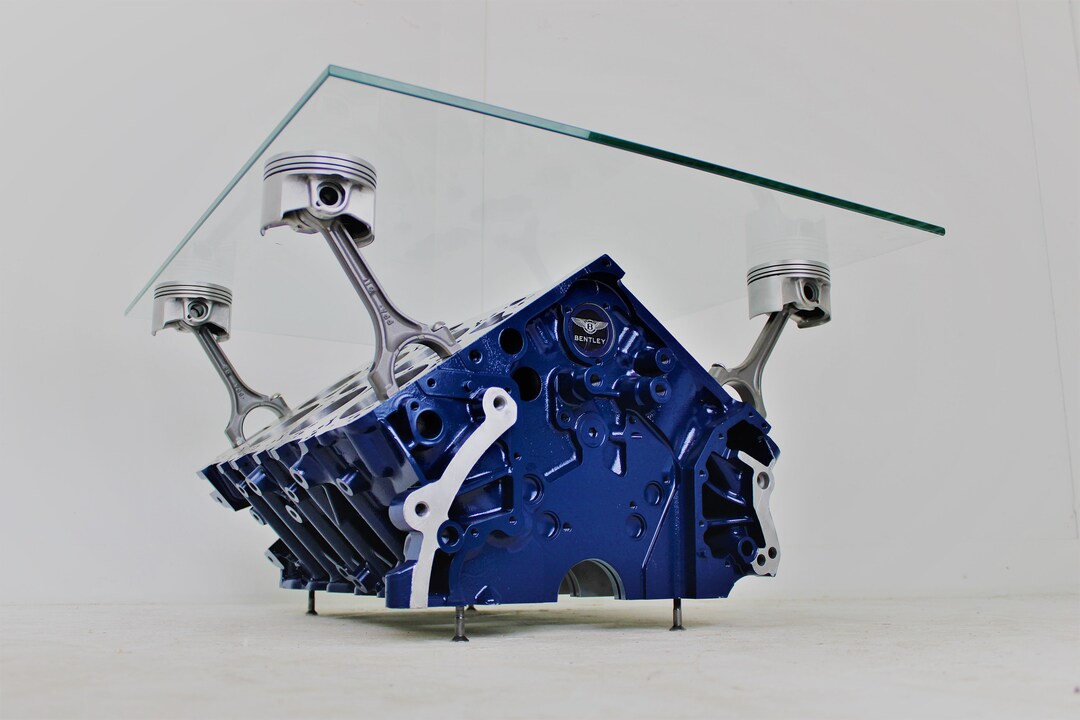 Bentley Engine Block Coffee Table Unique Bentley W12 Motor - Etsy