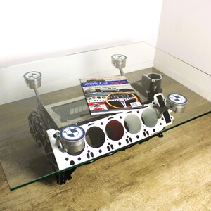 BMW M Series V10 Engine Block Coffee Table BMW M-power Color Scheme ...