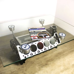 BMW M Series V10 Engine Block Coffee Table: Handmade Man Cave Furniture - Etsy