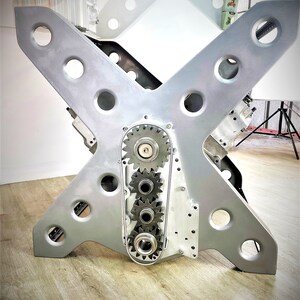 Rotating Engine Dining Table - Unique Furniture for Race Car Fans and ...